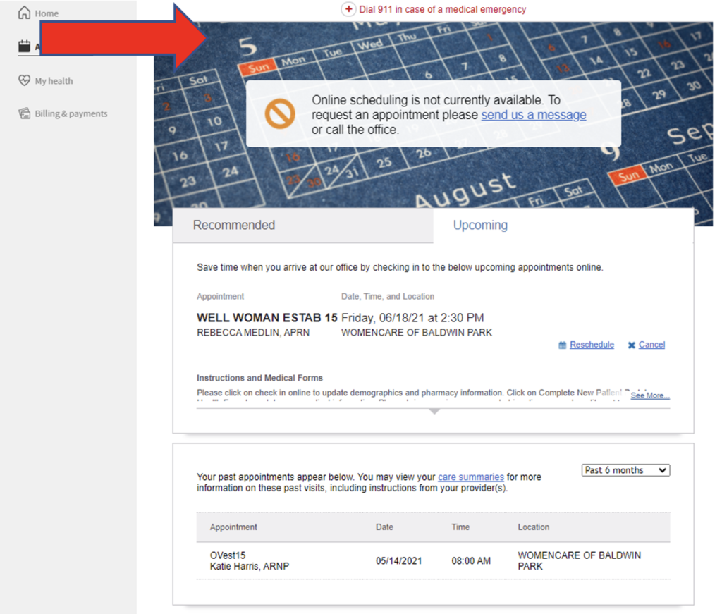 Results Portal - WomenCare of Baldwin Park
