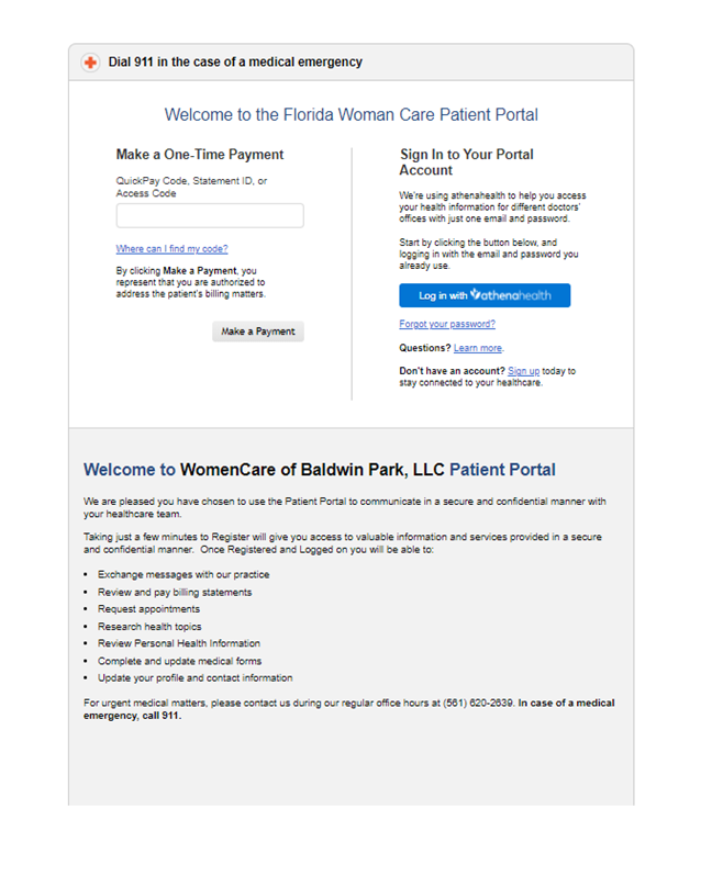 Results Portal - WomenCare of Baldwin Park